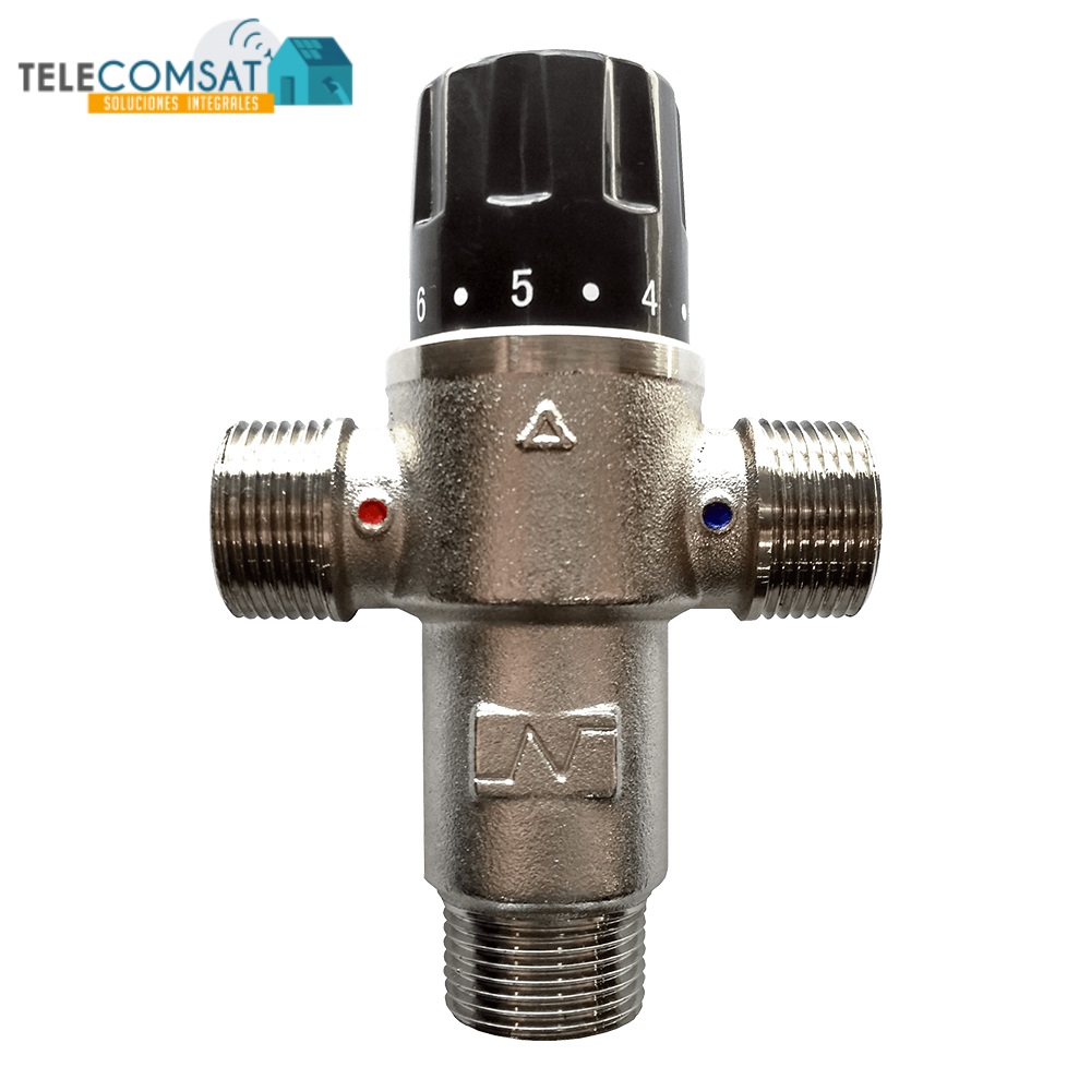 VÁLVULA MEZCLADORA TERMOSTÁTICA - TELECOMSAT